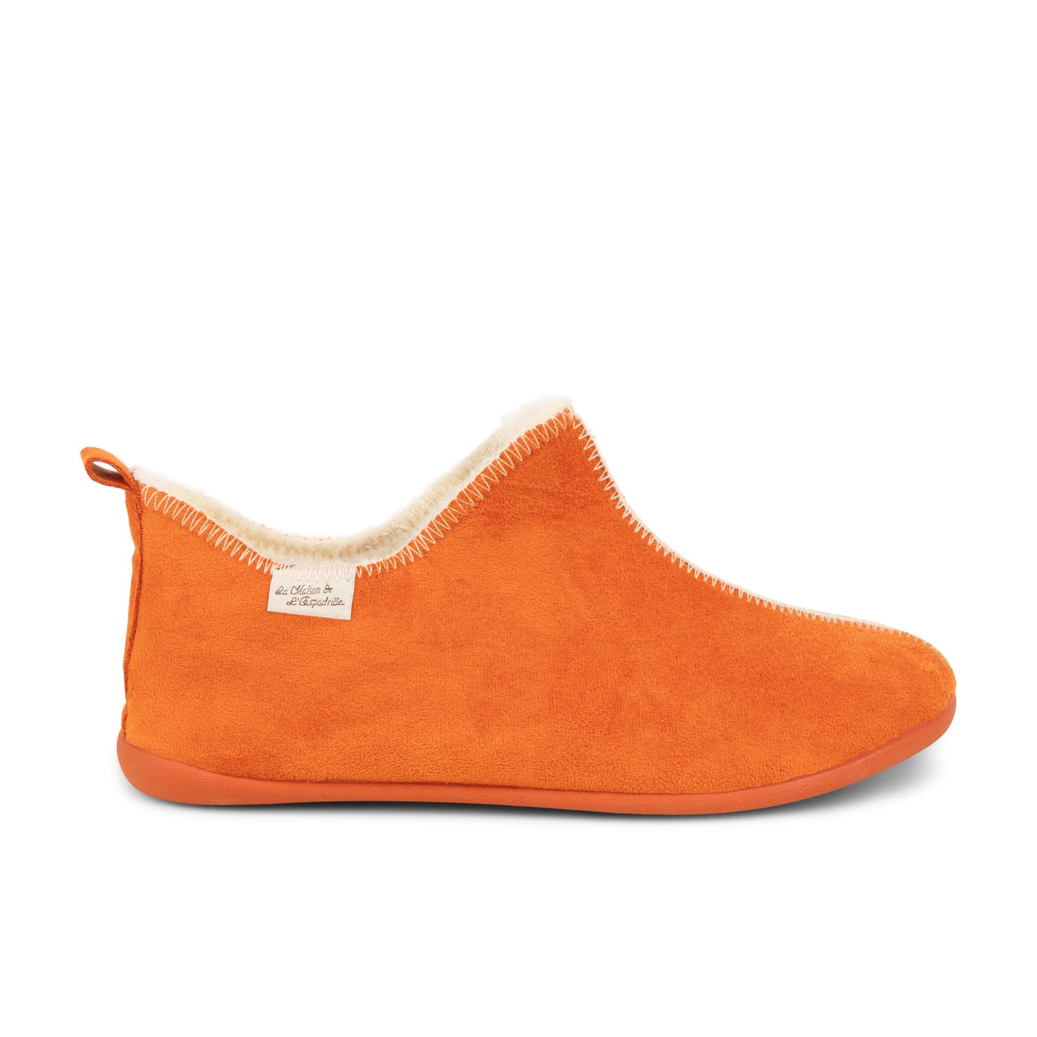 Chaussons LA MAISON DE L'ESPADRILLE LAMINTO Femme Orange | Bessec ...