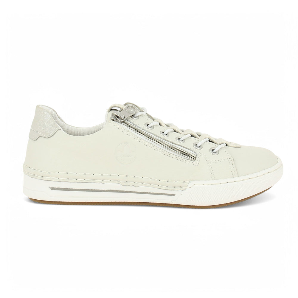 Baskets RIEKER RIEBA Femme Blanc | Bessec Chaussures