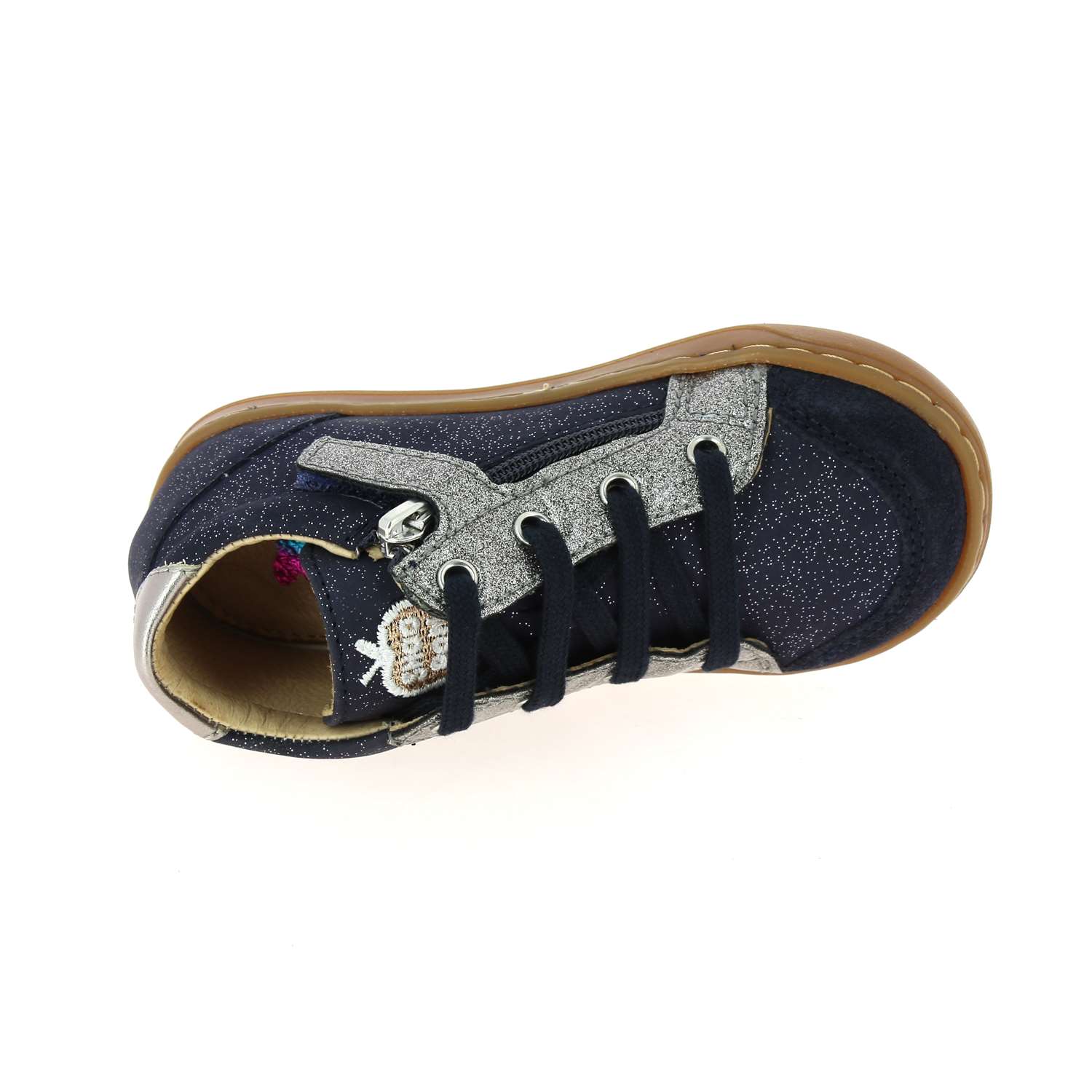 Boots et bottines BOUBA ZIP BOX SHOO POM Bleu Fille | Bessec Chaussures