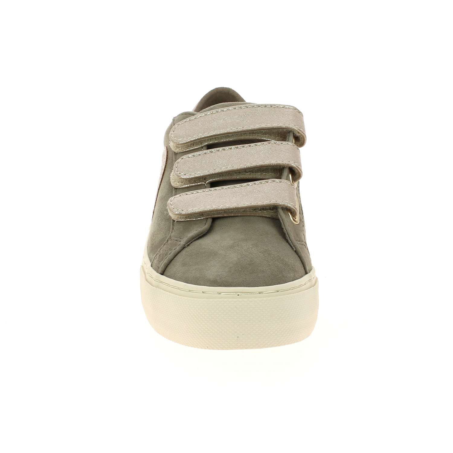 Baskets ARCADE STRIPE SIDE NO NAME Kaki Femme | Bessec Chaussures