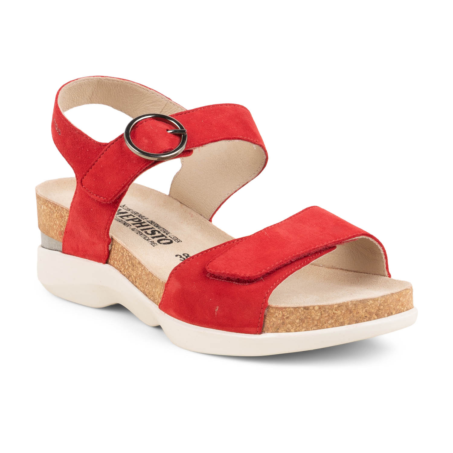 Sandales ORIANA MEPHISTO Rouge Femme | Bessec Chaussures
