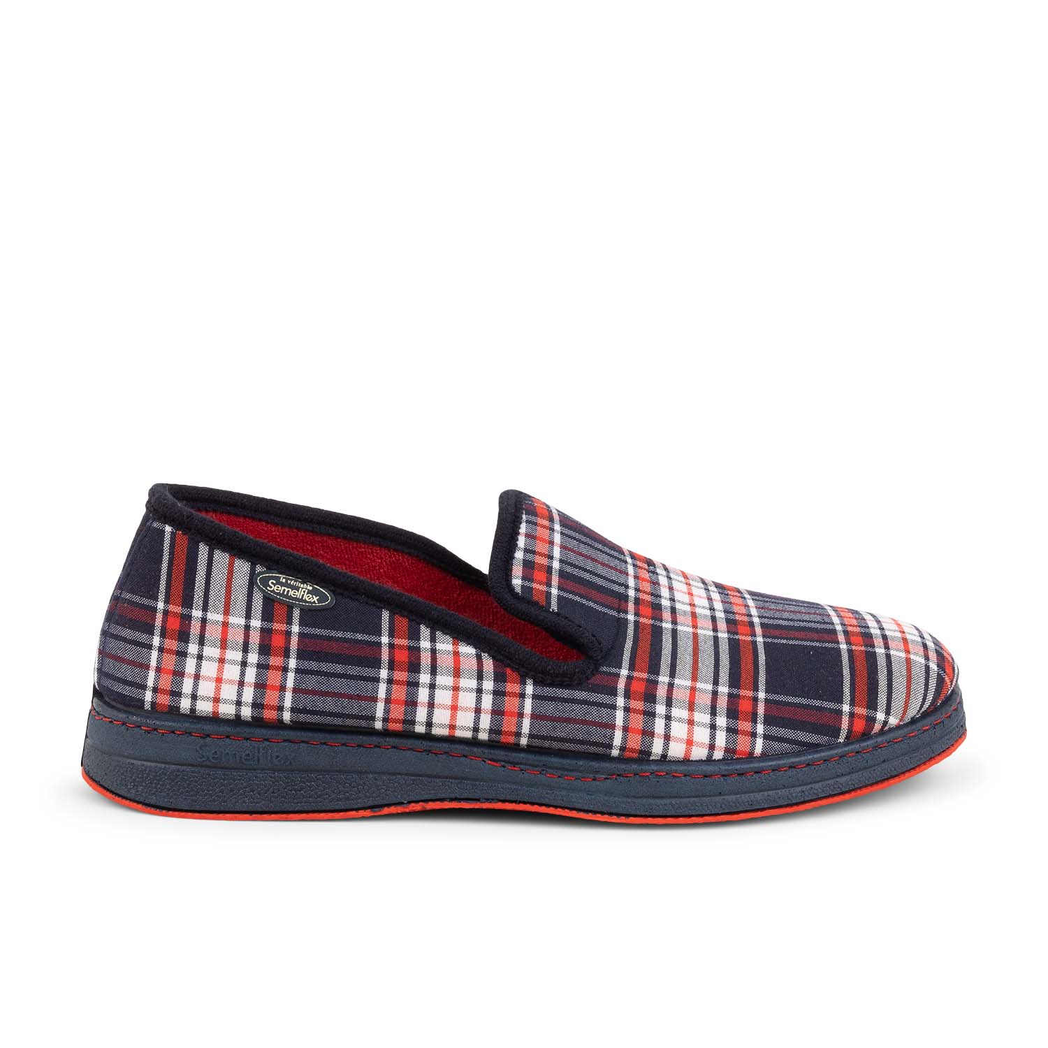 Chaussons SUPER XAVIER SEMELFLEX Bleu Homme - Bessec Chaussures